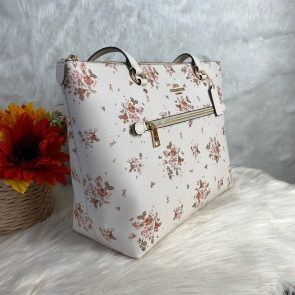 Coach | Bags | Coach Gallery Tote With Rose Bouquet Print | Poshmark